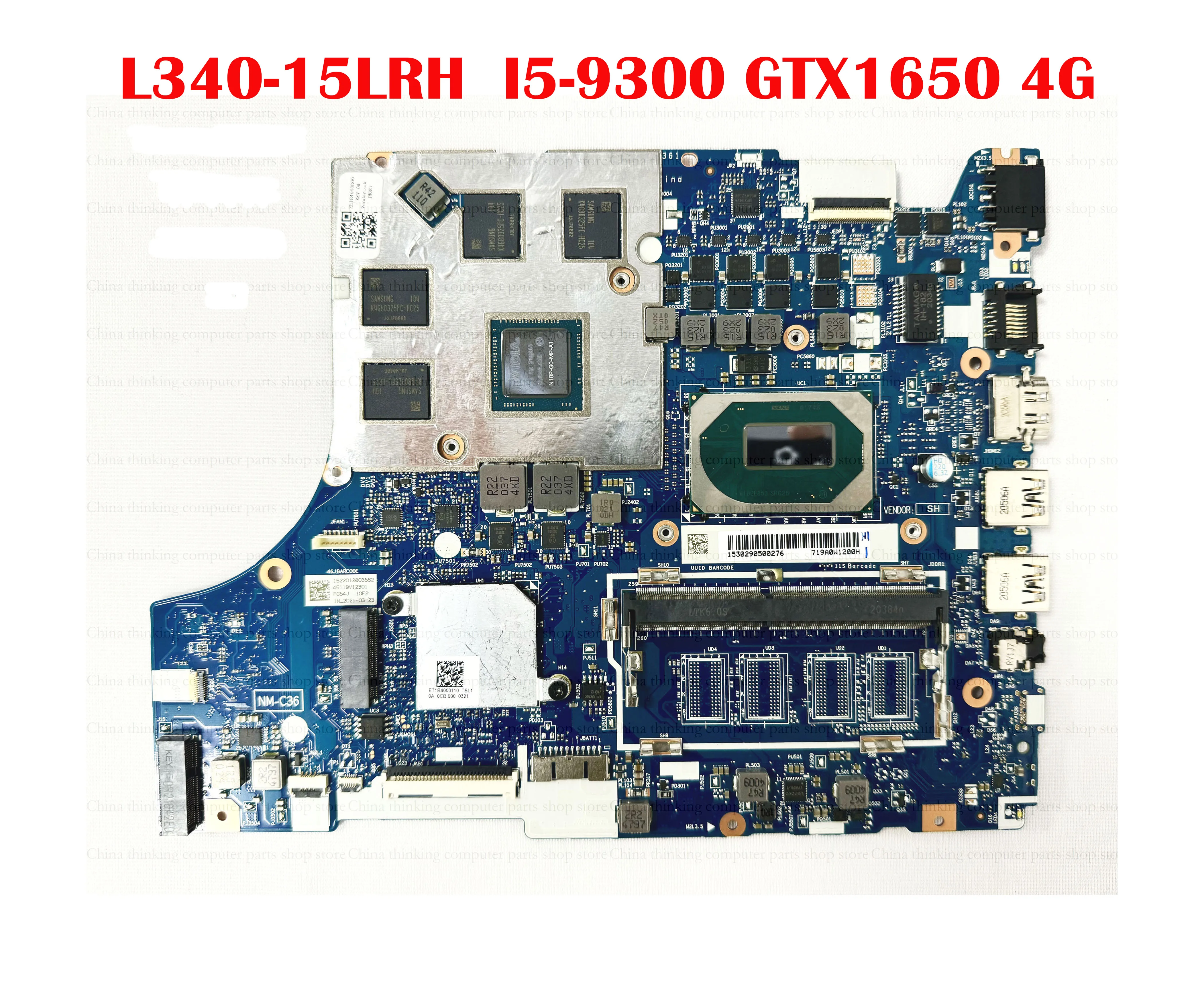 NM-C361-NM-C362-Motherboard-Mainboard-with-CPU-I5-9300-GTX1650-4G-For ...