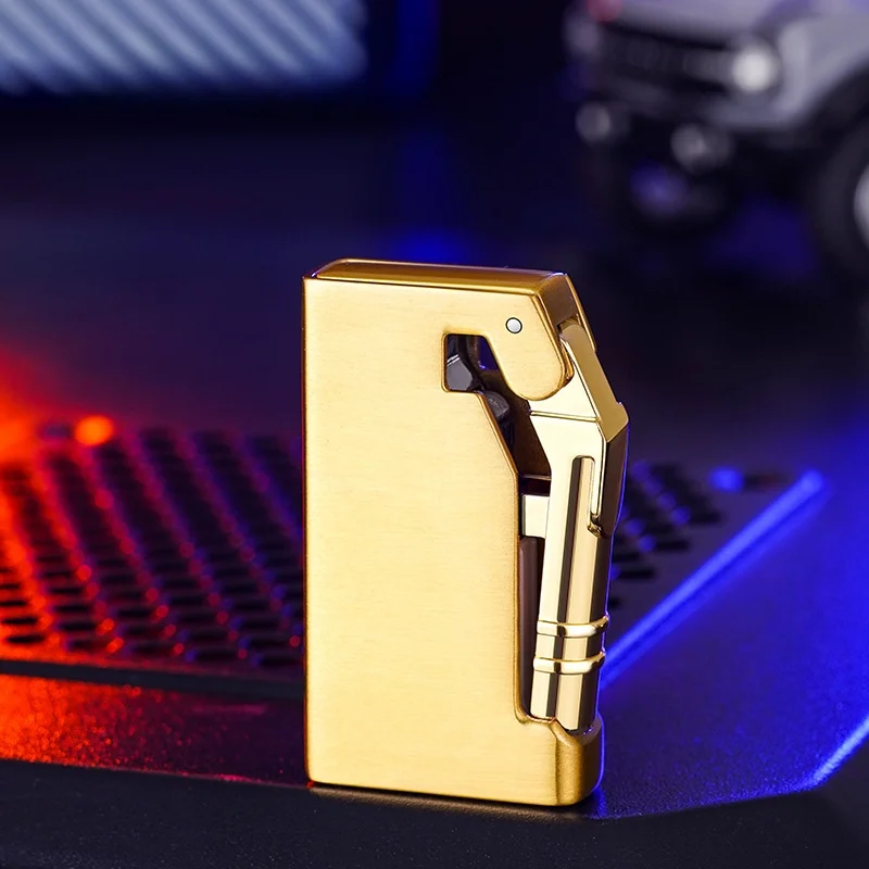 New-Alien-Direct-Charge-Lighter-Windproof-Side-Press-Ignition ...