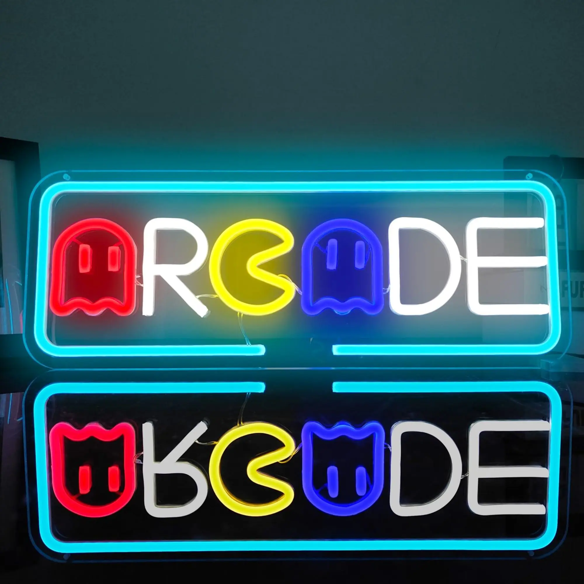 Arcade-Neon-Signs-for-Wall-Decor-USB-LED-Light-Sign-for-Game-Room-Man ...