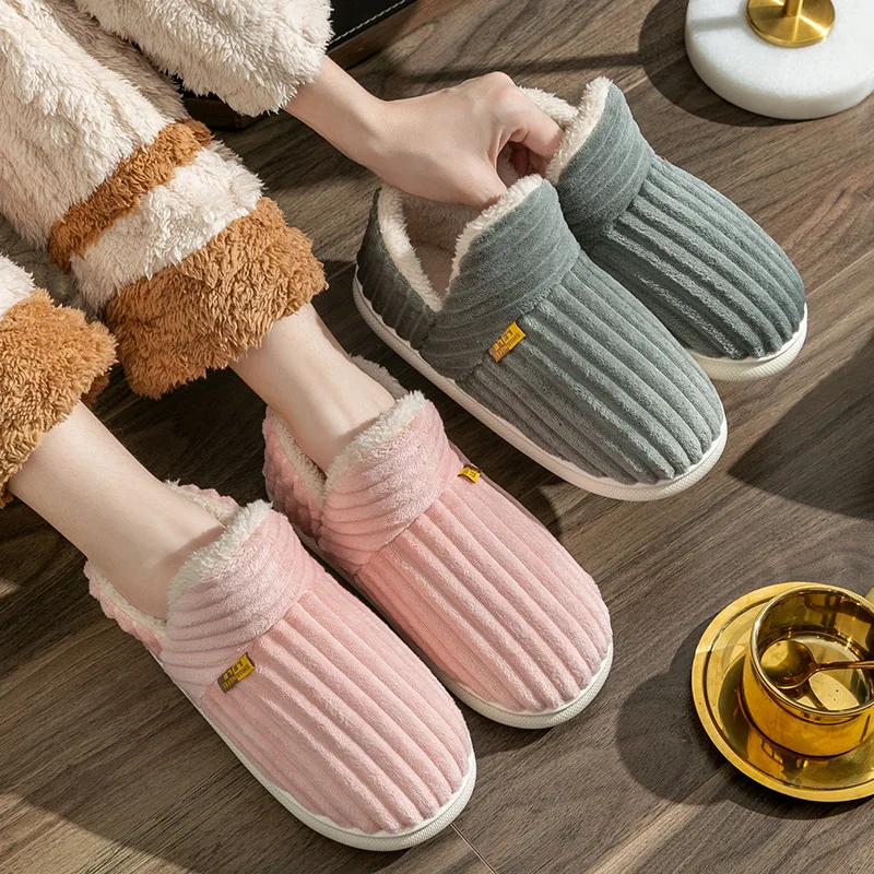 Fashion Fuzzy Women Shoes Indoor House Shoes Outdoor Antiskid Women ...