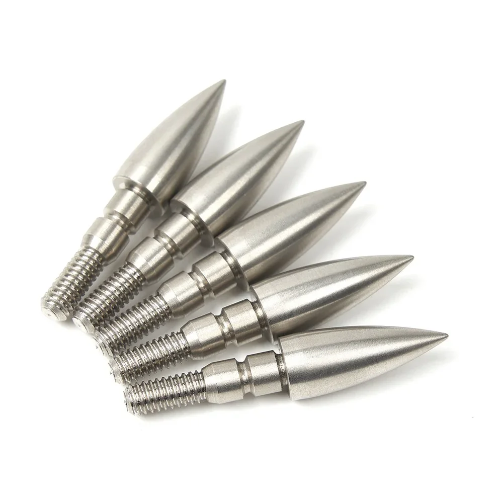 12/24/36pcs Hunting Arrowheads 100/125/150 Grain Carbon Steel Arrow ...