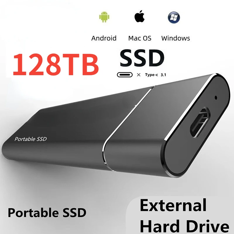 Armazenamento em Massa, SD, 2TB, 4TB, 8TB, 16TB, 32TB, 64TB, Disco Rígido Móvel de Alta ...
