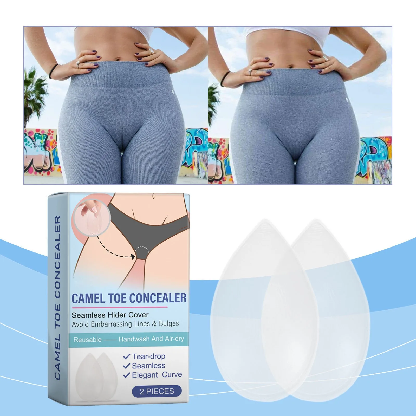 Reusable Non Private Parts Hider Silicone Insert No Private Parts