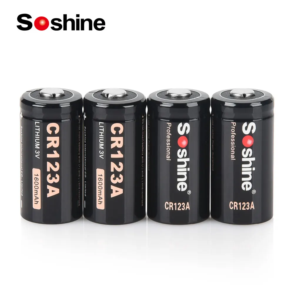 Soshine-3-v-cr123a-1600mah-Batterie-3-Volt-Lithium-batterien-nicht ...