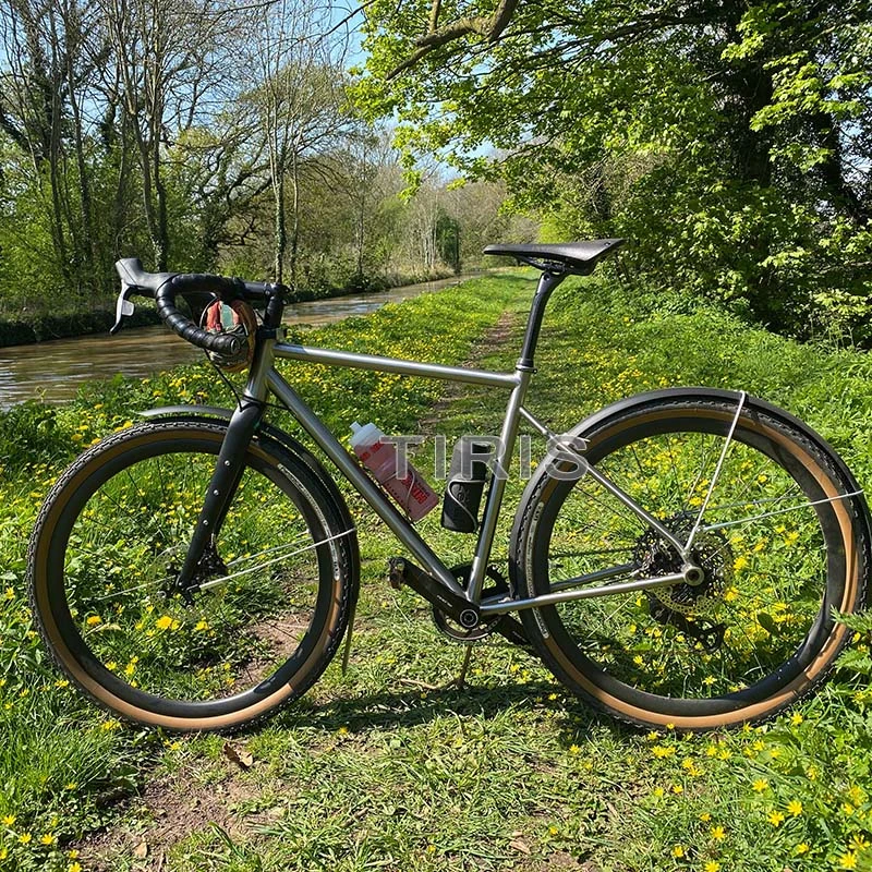 TIRIS CR3 Titanium Gravel Bike Frame Cyclocross Road Endurance Bicycle ...