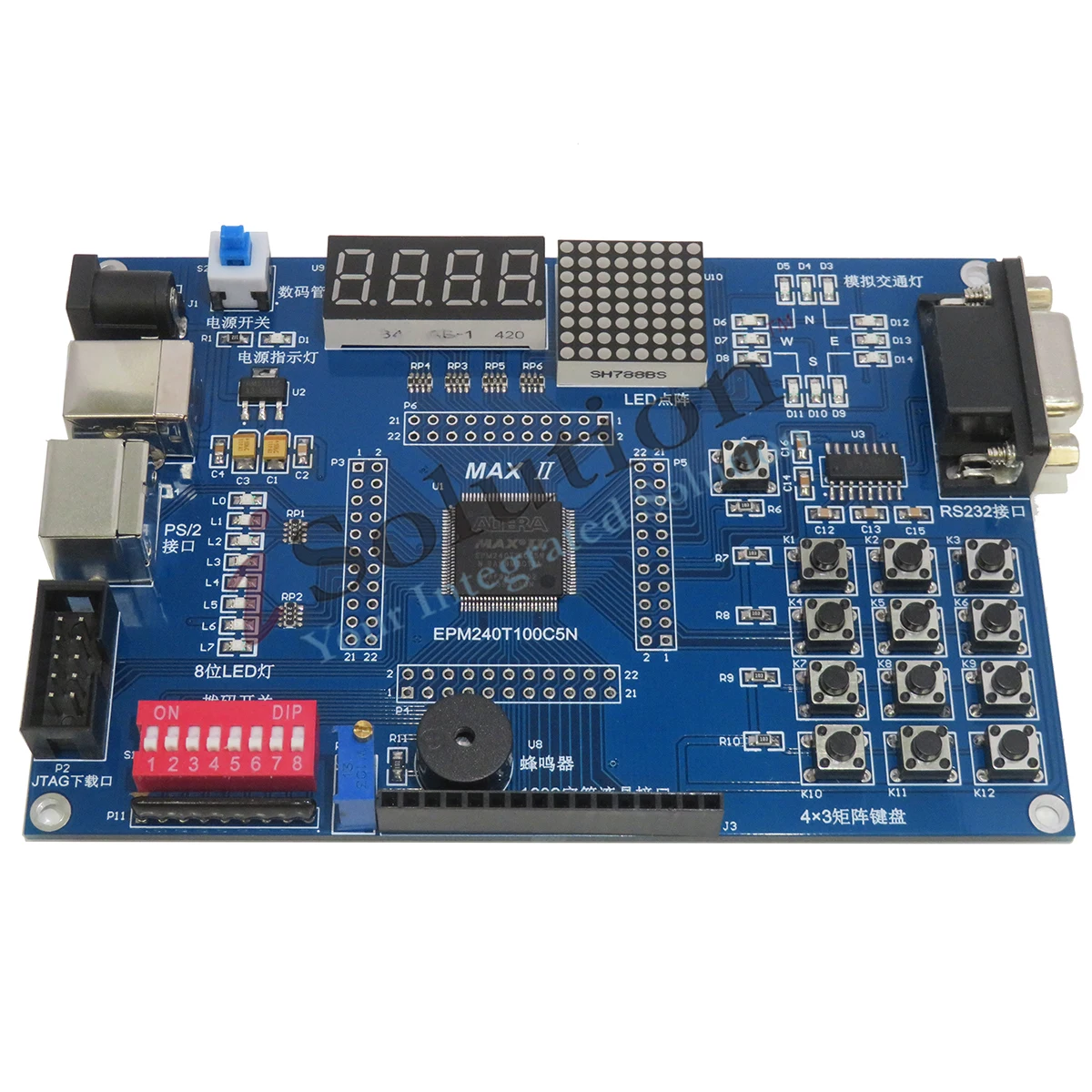 FPGA-Development-Board-Teaching-kits-Altera-MAX-II-CPLD-EPM240T100C5N ...