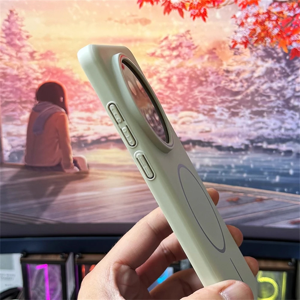Ultra - Thin Matte Hard PC Case with Magnetic Wireless Charging ...