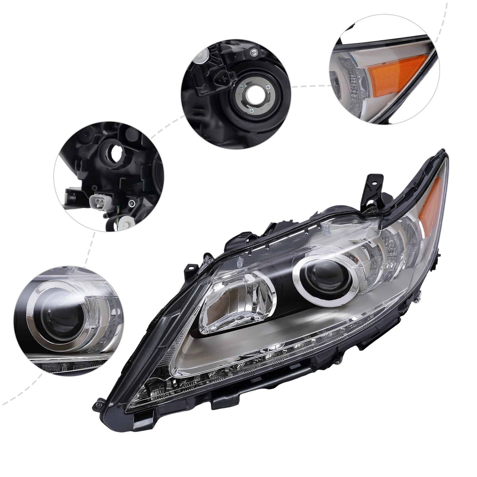 Xenon-HID-LED-Headlight-Headlamp-Right-Left-Side-For-Lexus-ES350-ES300h ...