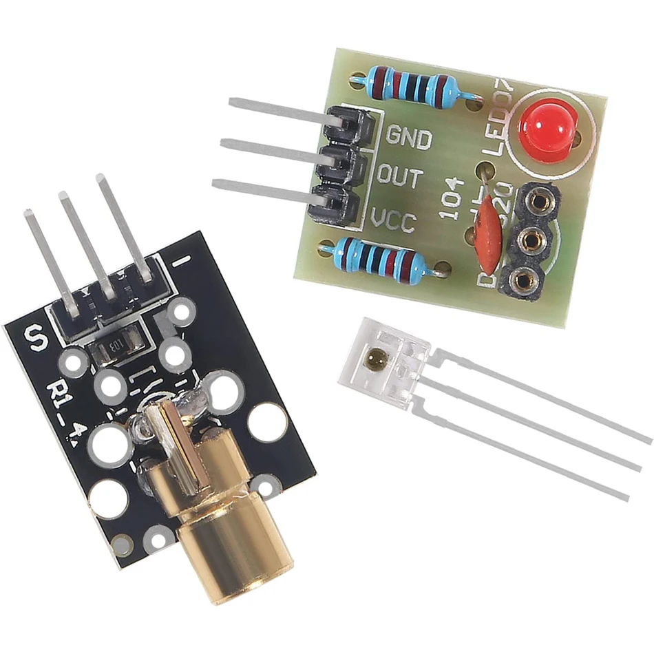 Módulo de Sensor láser para Arduino AVR KY 008, transmisor y receptor ...