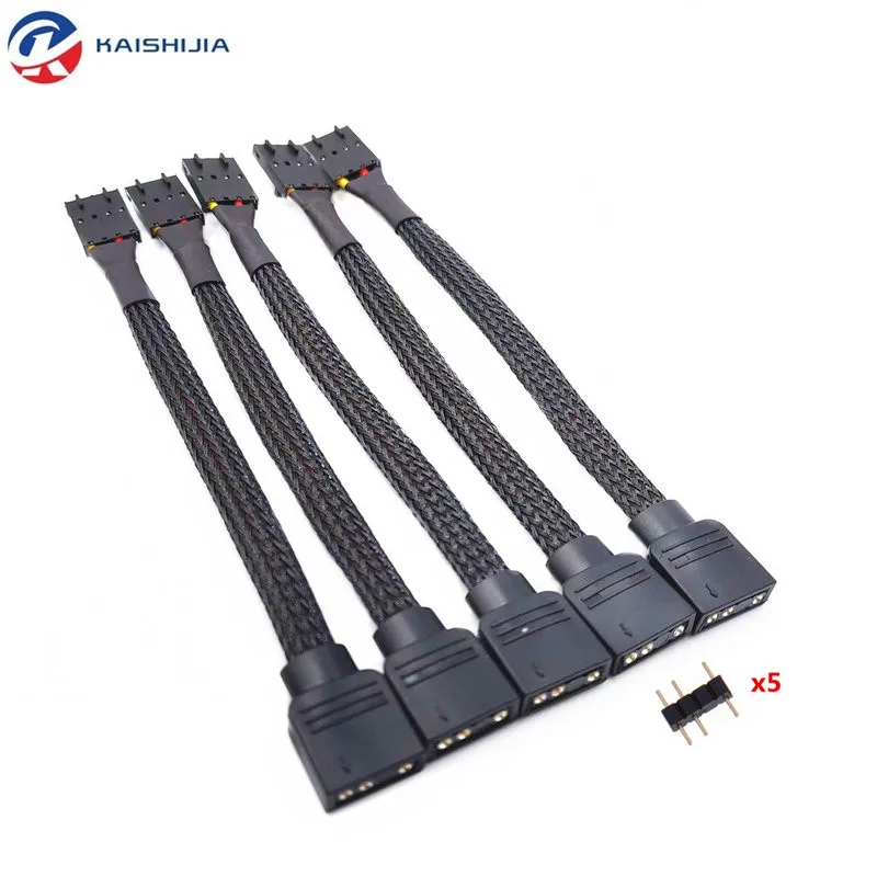 Corsair-RGB-Fan-Hub-to-Standard-5V-3Pin-ARGB-Adapter-Cable-for-Lighting ...