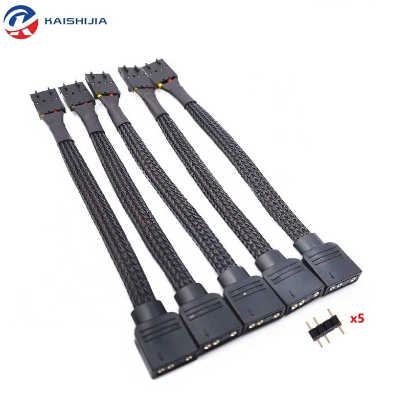 Corsair RGB Fan Hub to Standard 5V 3Pin ARGB Adapter Cable for Lighting ...