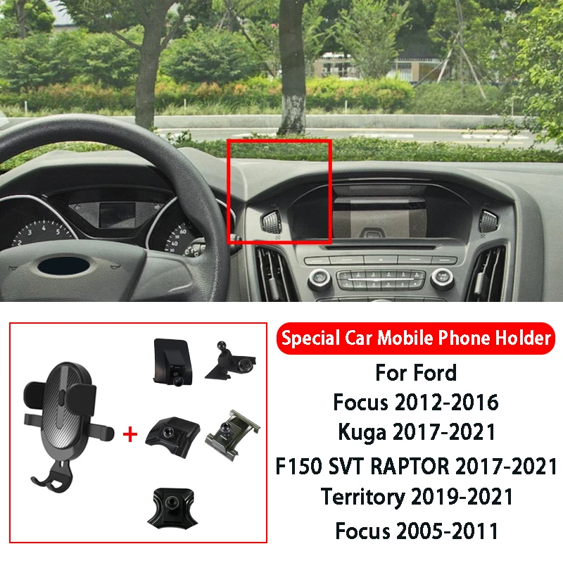 Car-Phone-Mount-Holder-For-Ford-Focus-Kuga-F150-SVT-RAPTOR-Territory ...