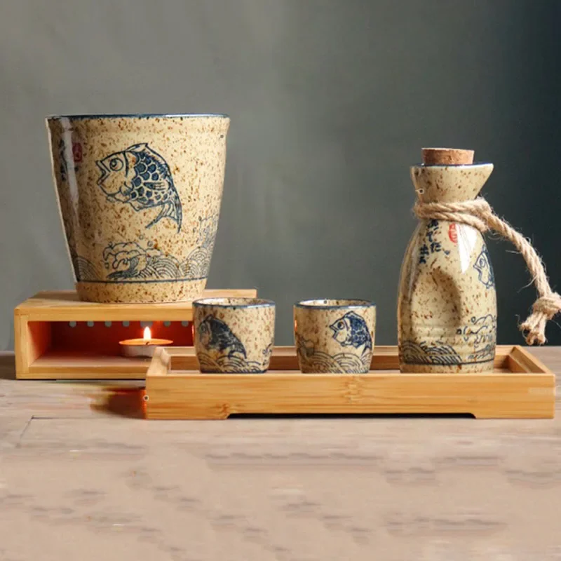 Japanese-Sake-Cups-Set-Creative-Sake-Cup-Vintage-Mens-Gift-Set-Handmade ...