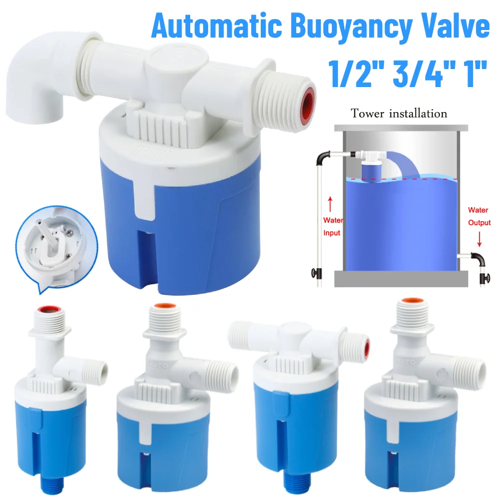 1/2'' 3/4'' 1'' Water Tower Tank Toilet Pool Water Level Controller ...