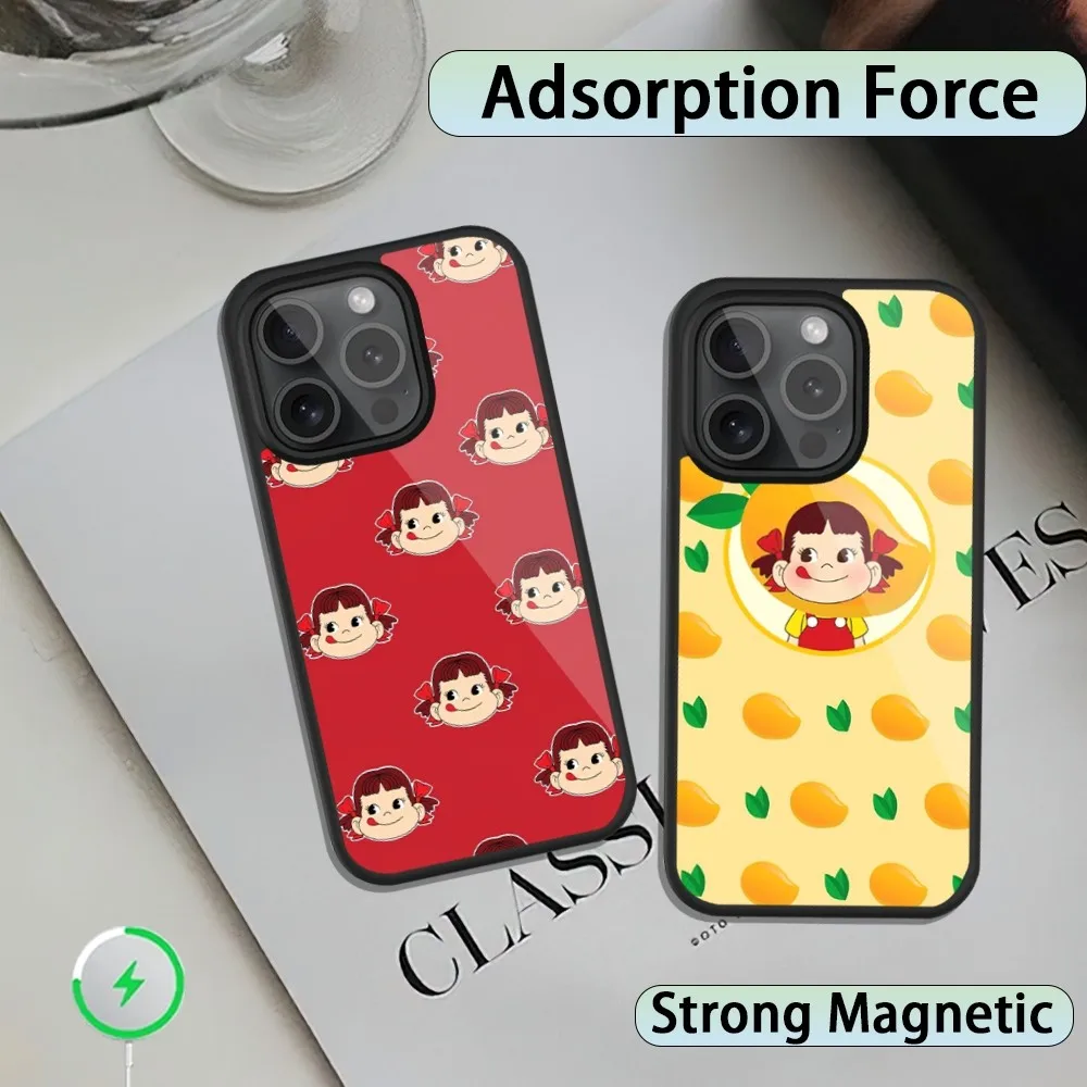 Cartoon-Cute-P-Peko-Phone-Case-For-Magnetic-Inductive-Charging-iPhone ...