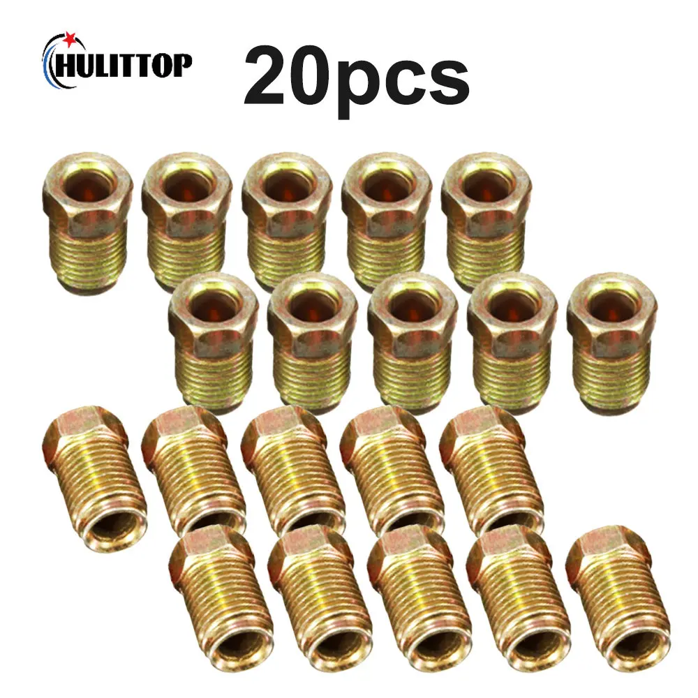 10mm X 1mm Male Short Brake Pipe Screw Nuts For 3/16 Inch Metric ...