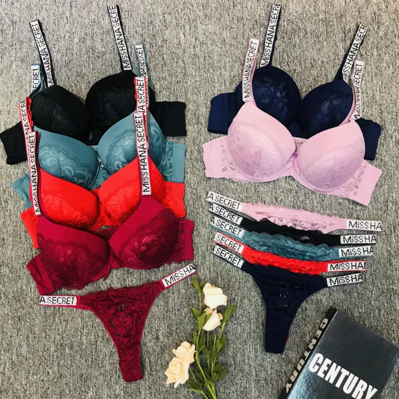 European-and-American-Foreign-Trade-Back-Shaping-Bra-Set-Women-s-Large ...