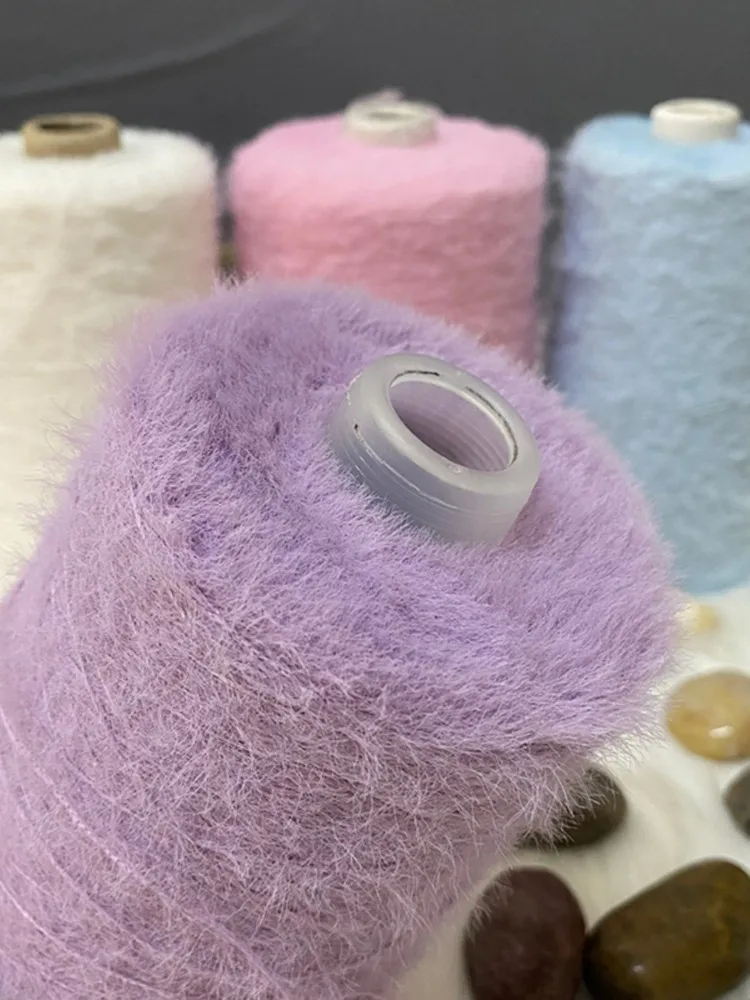500g-Fluffy-Imitation-Mink-Down-Yarn-for-Crochet-Knitting-Scarf-Hats ...
