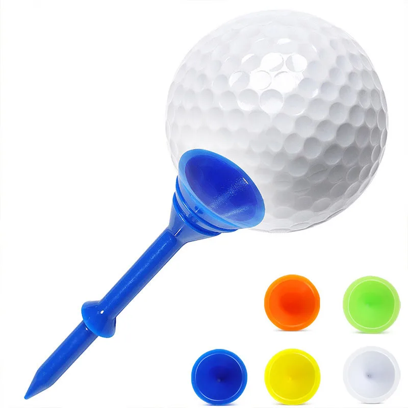 Golf Tees Plastic 83mm Big Cup Plus Scale Tee 50pcs Random Colors ...