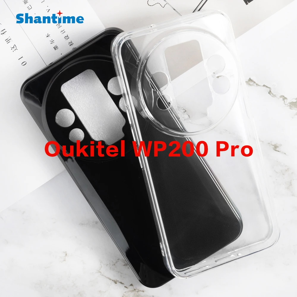 For Oukitel WP200 Pro Gel Pudding Silicone Phone Protective Back Shell ...