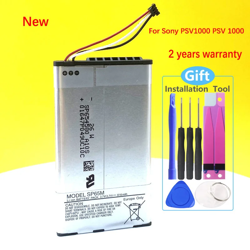 NEW SP65M Battery For Sony PSV VITA 1001 PSVITA 1000 psv1000 PCH-1001 ...