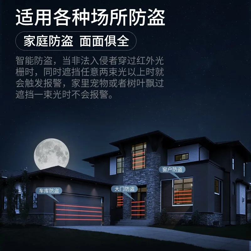 Infrared Wireless Grating Door and Window Anti-Theft Alarm Fence Indoor ...