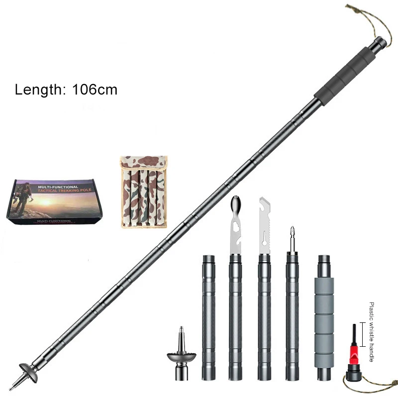 Hiking-Stick-Walking-Staff-Outdoor-Aluminum-AlloyTrekking-Pole ...