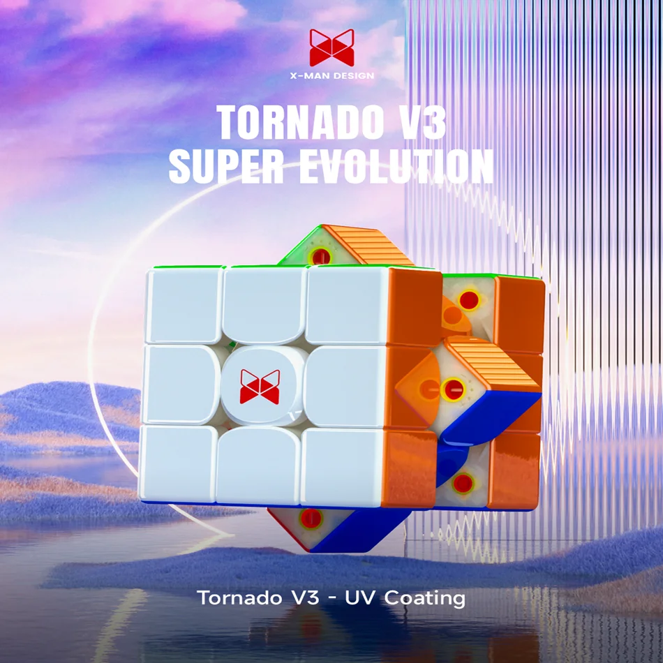QiYi-XMAN-Tornado-V3-Pioneer-UV-3x3x3-Maglev-Magnetic-Magic-Cube ...