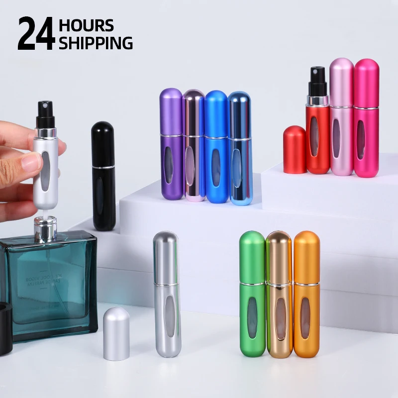 5/8ml Portable Mini Refillable Perfume Atomizer Aluminum Parfume Spray ...