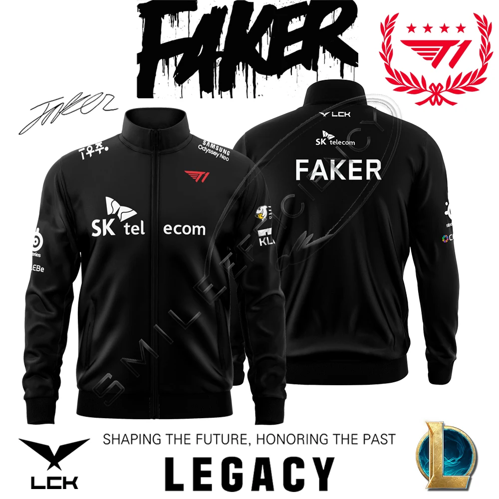 T1-e-sports-club-2023-cole-o-limitada-camisa-jaqueta-faker-f-s-suporte ...