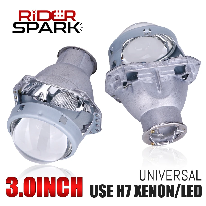 3 inch Projector Lens For Hella 3R G5 H4 H7 Headlights Retrofit Kits Single Xenon Low Beam Use ...