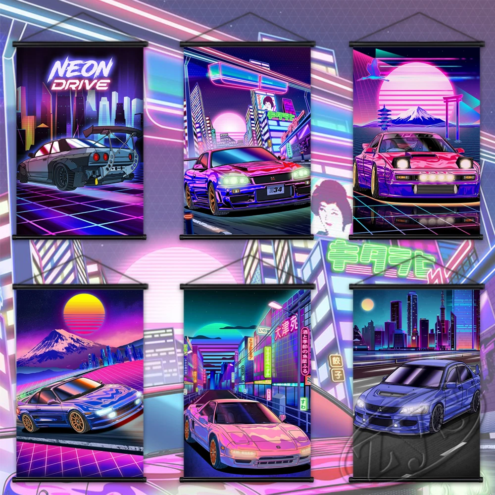 Drive Poster Neon