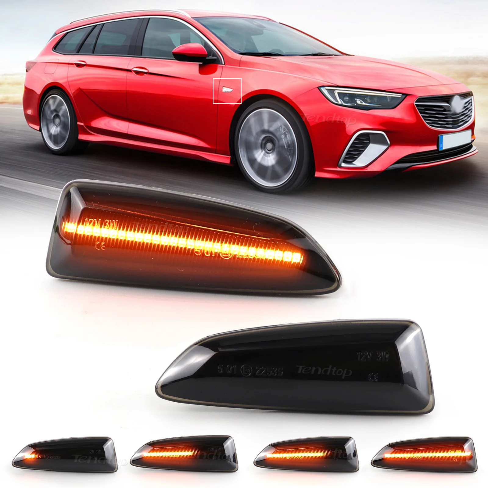 2Pcs-Led-Dynamic-Side-Marker-Turn-Signal-Light-For-Opel-Astra-J-Astra-J ...