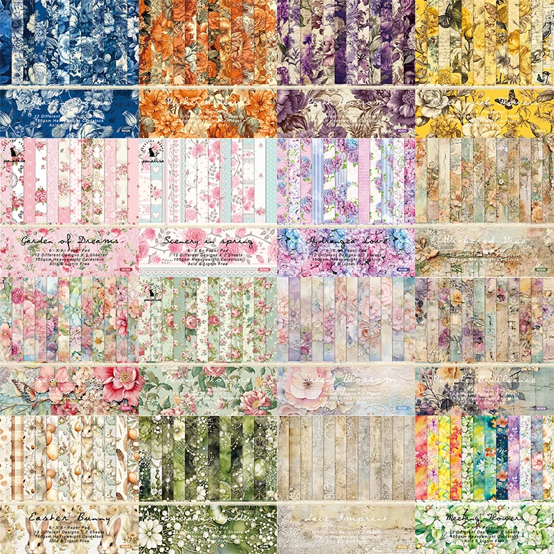 12-pcs-Lace-Flowers-Scrapbook-Craft-Papers-DIY-Scrapbooking-Photo-Album ...