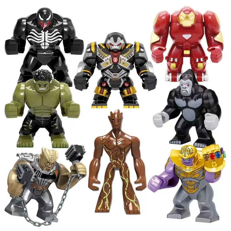 Avengers-building-blocks-Spider-Man-Venom-block-anime-characters-mini ...