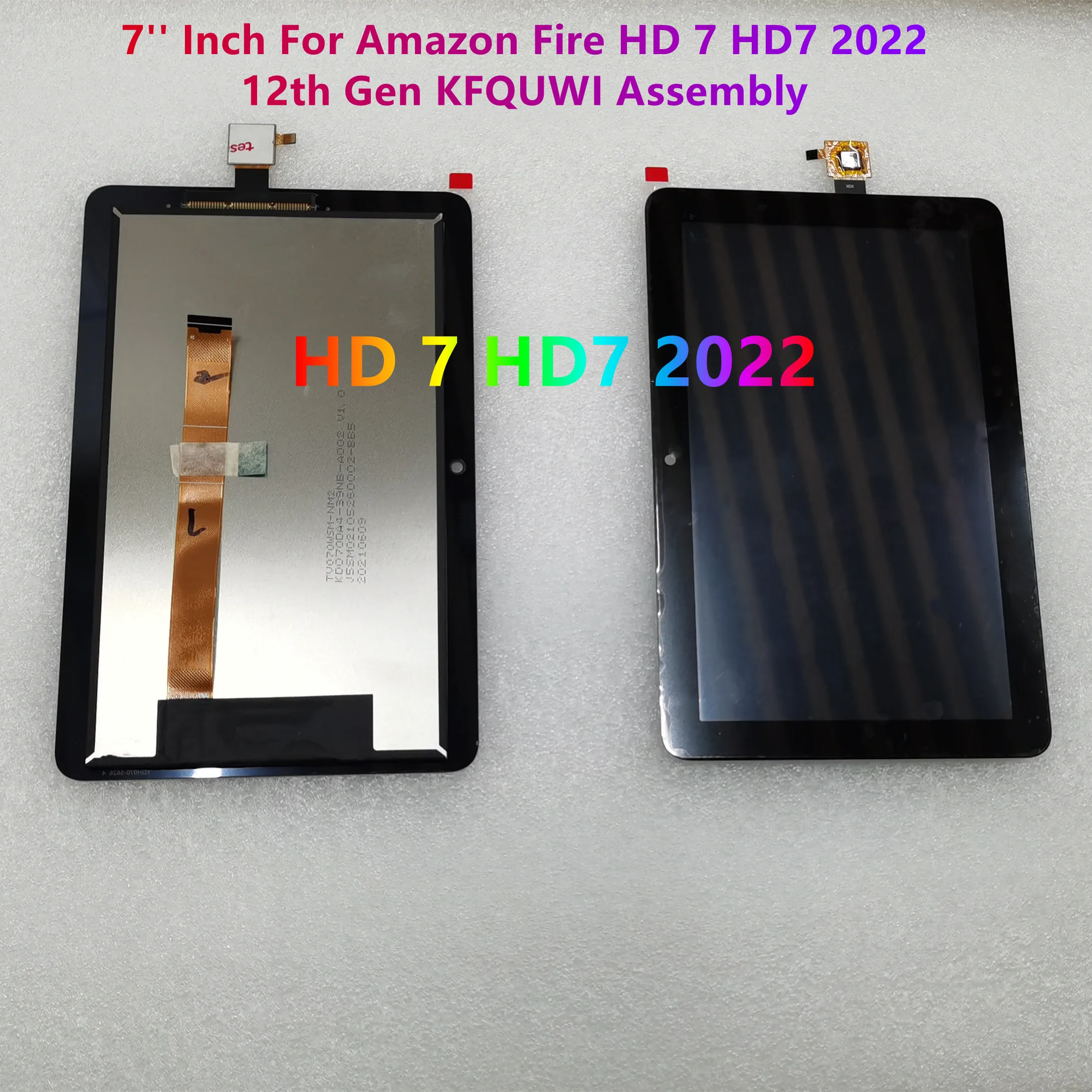 New-Original-7-Inch-For-Amazon-Fire-HD-7-HD7-2022-12th-Gen-KFQUWI-LCD ...