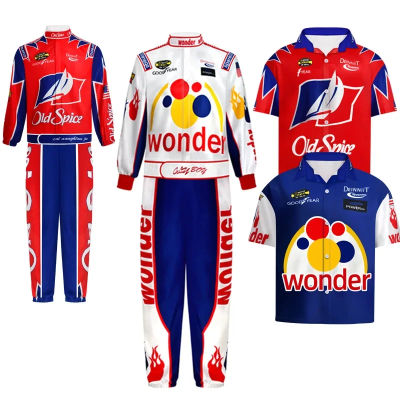Ricky-Bobby-Cosplay-Costume-Racing-Wear-Top-Pants-Man-Halloween-Outfits ...