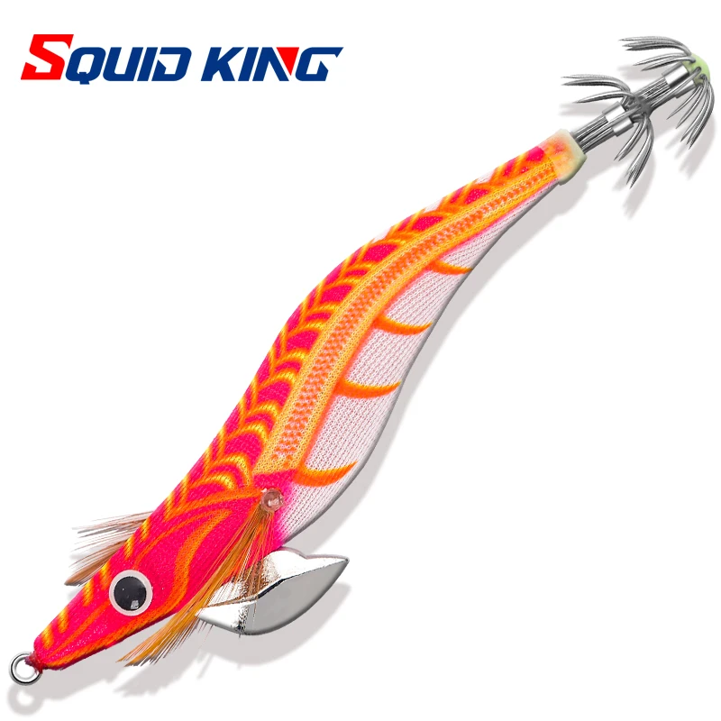 SQUID-KING-Squid-Jig-Luminous-19g-135mm-Eging-Fishing-Squid-Lure-Fishing-Lure-Artificial-Bait ...