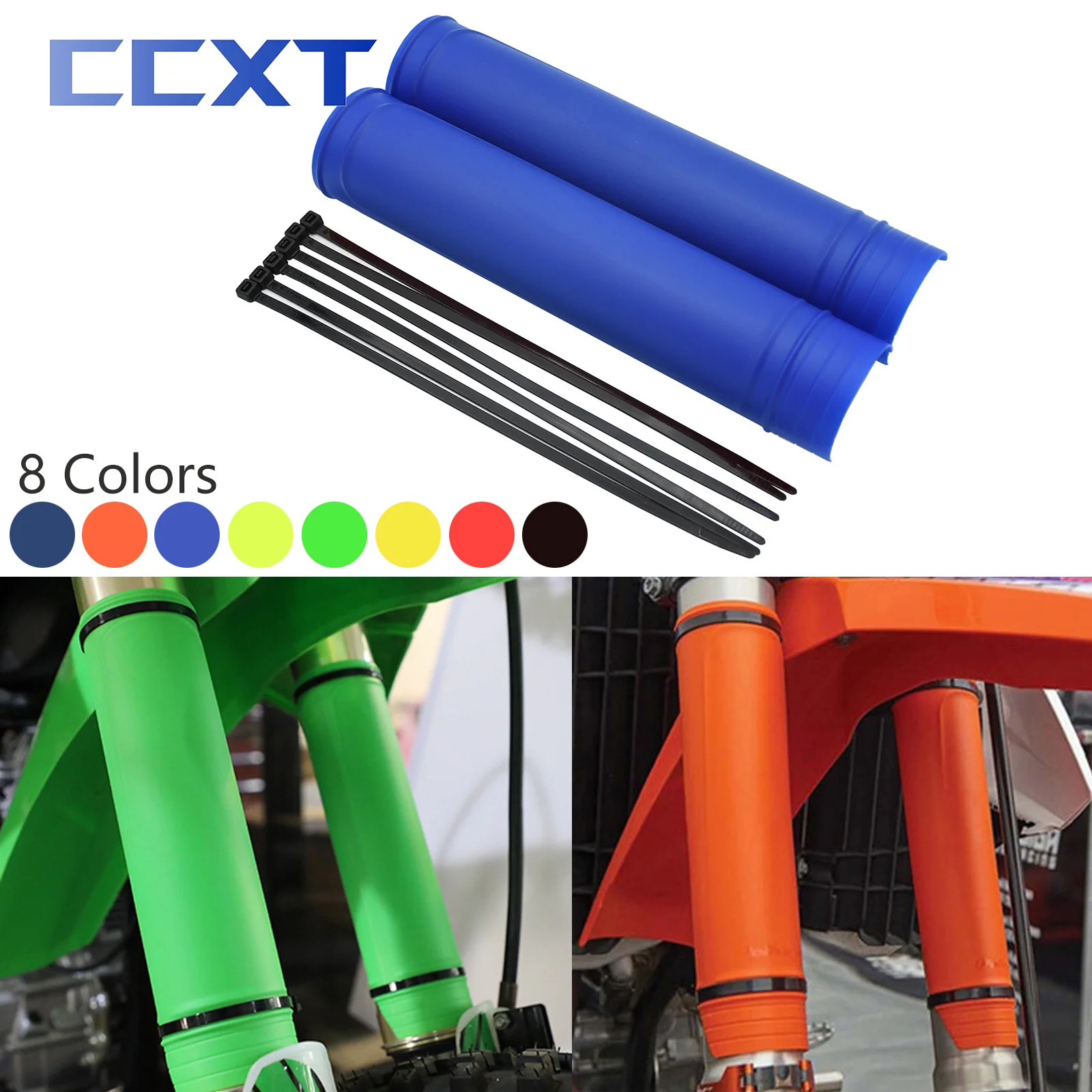 Motocross Universal Front Fork Protector For Husqvarna KTM Honda Yamaha ...
