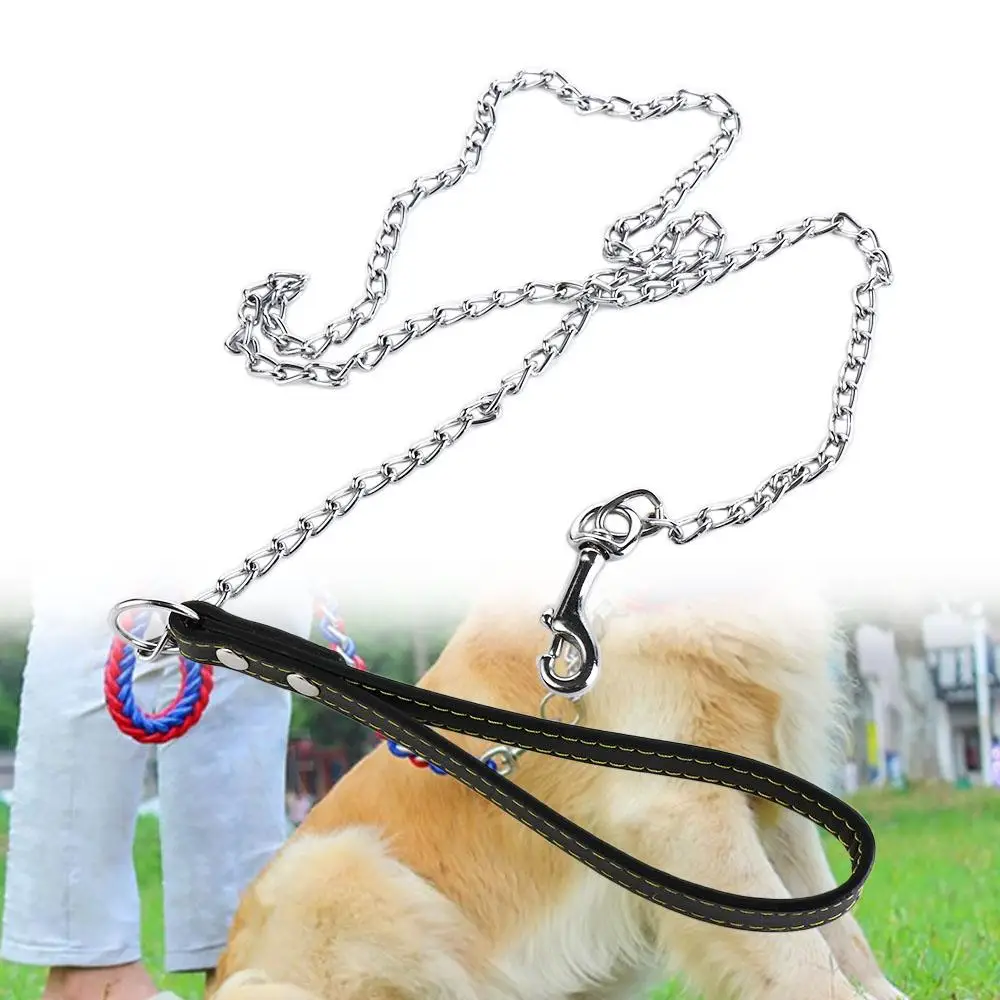 Duty-Metal-Dog-Necklace-Towing-Leash-Outdoor-Walking-Long-Strong ...