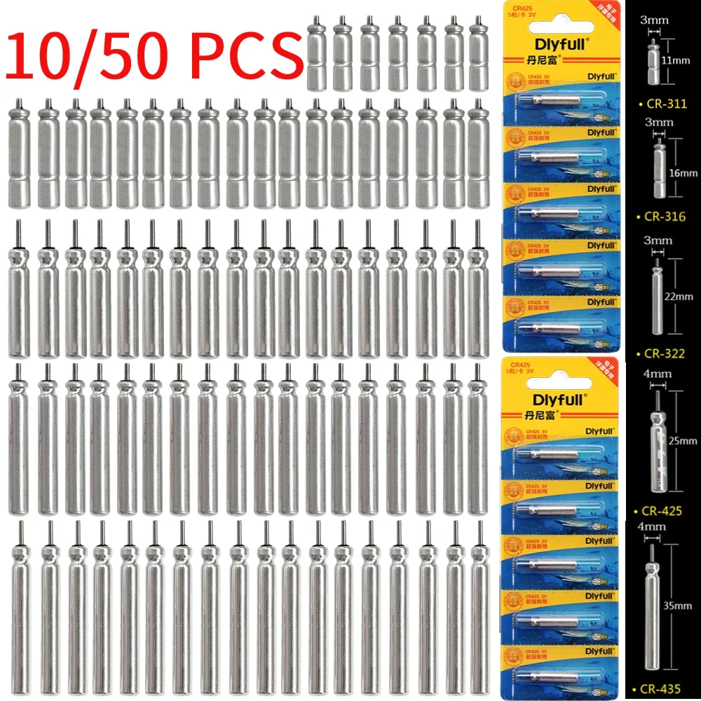 10-50pcs-Luminous-Electric-Battery-Fishing-Float-CR311-CR316-CR322 ...