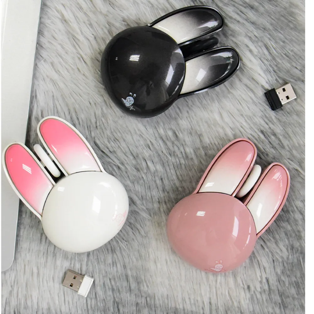 Bluetooth-2-4G-Dual-Mode-Bluetooth-Wireless-Mouse-Cute-Rabbit-Shape ...