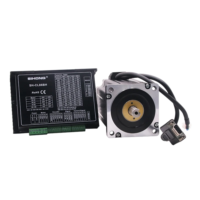 Sihengmotor-Factory-2-Phase-Nema-34-Closed-Loop-Stepper-Motor-Set ...