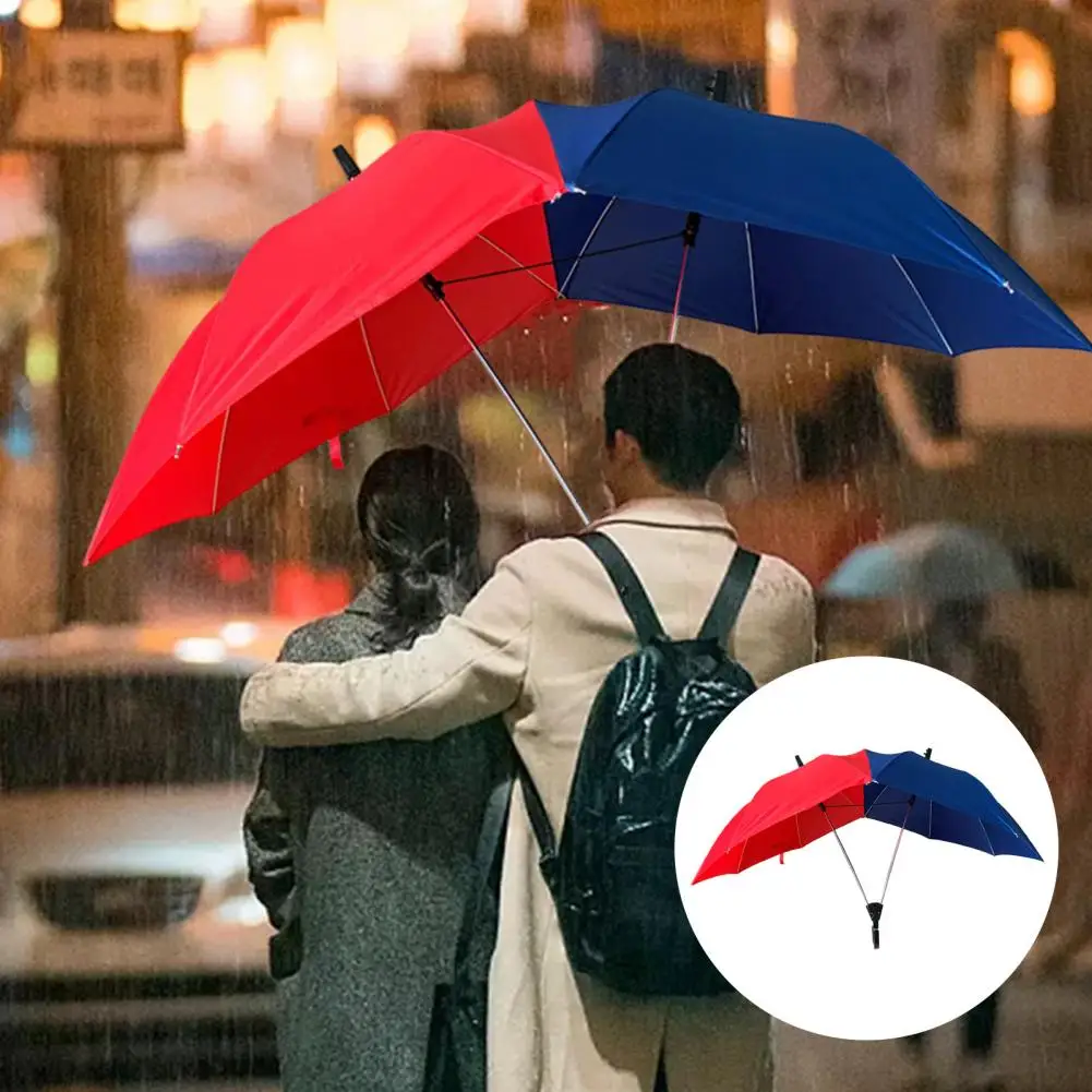 Couple-Umbrella-Waterproof-Extra-Large-Long-Handle-Two-pole-Windproof ...