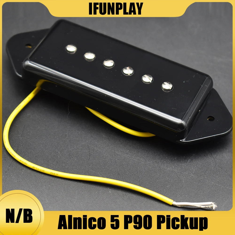 Dog-Ear-P90-Style-6-String-Single-Coil-Alnico-5-Neck-Bridge-Pickup-for ...