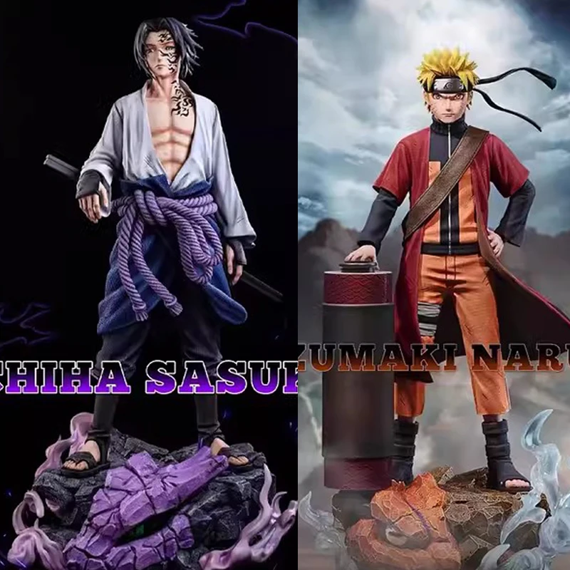 Naruto-Uzumaki-Action-Figures-Anime-Sasuke-Uchiha-estatueta-Sasuke ...
