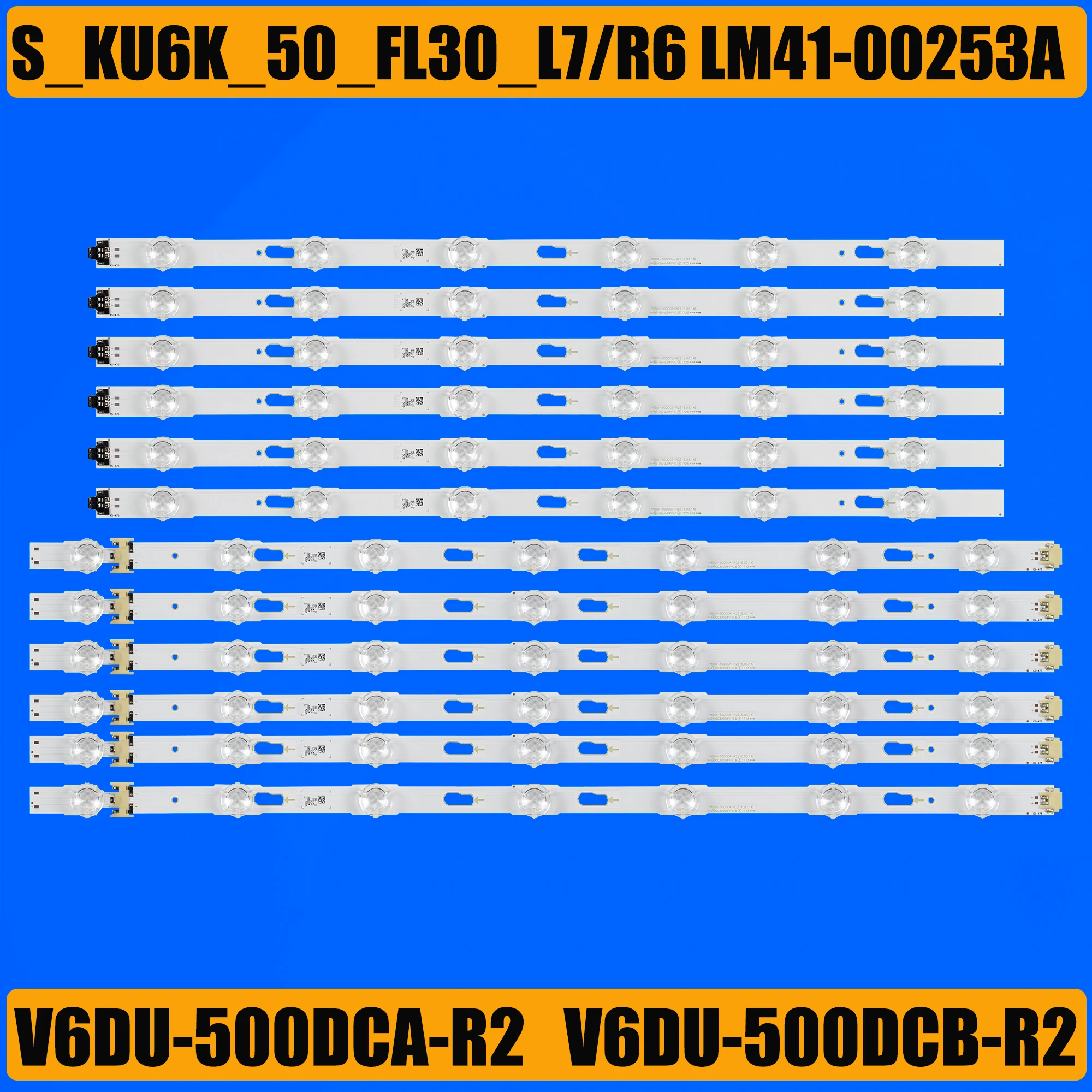 LED Backlight strip for UE50KU6000U UE50KU6020U UE50KU6000K UE50KU6072U ...