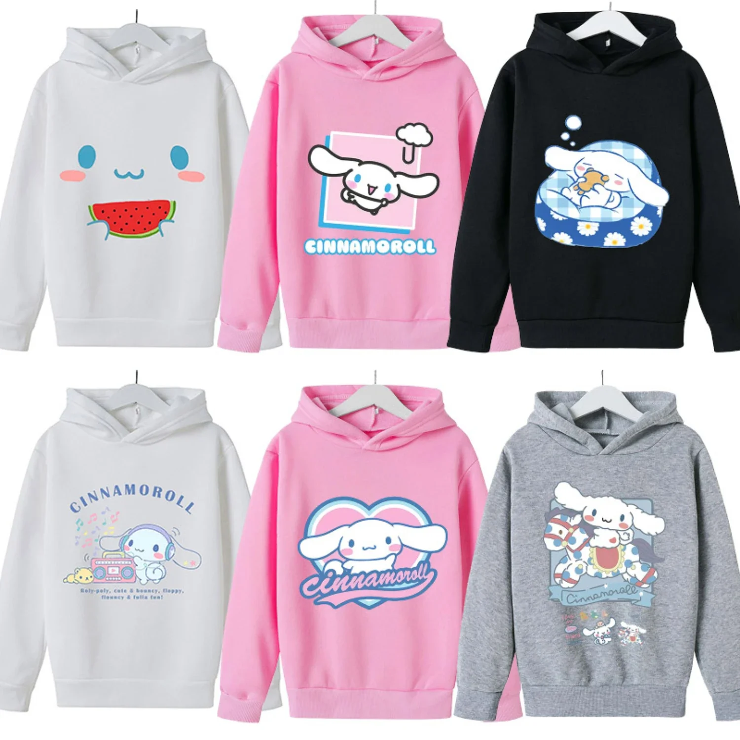 Cinnamoroll-Thick-Hoodie-for-Children-Cute-Sanrio-Cartoon-Fleece ...