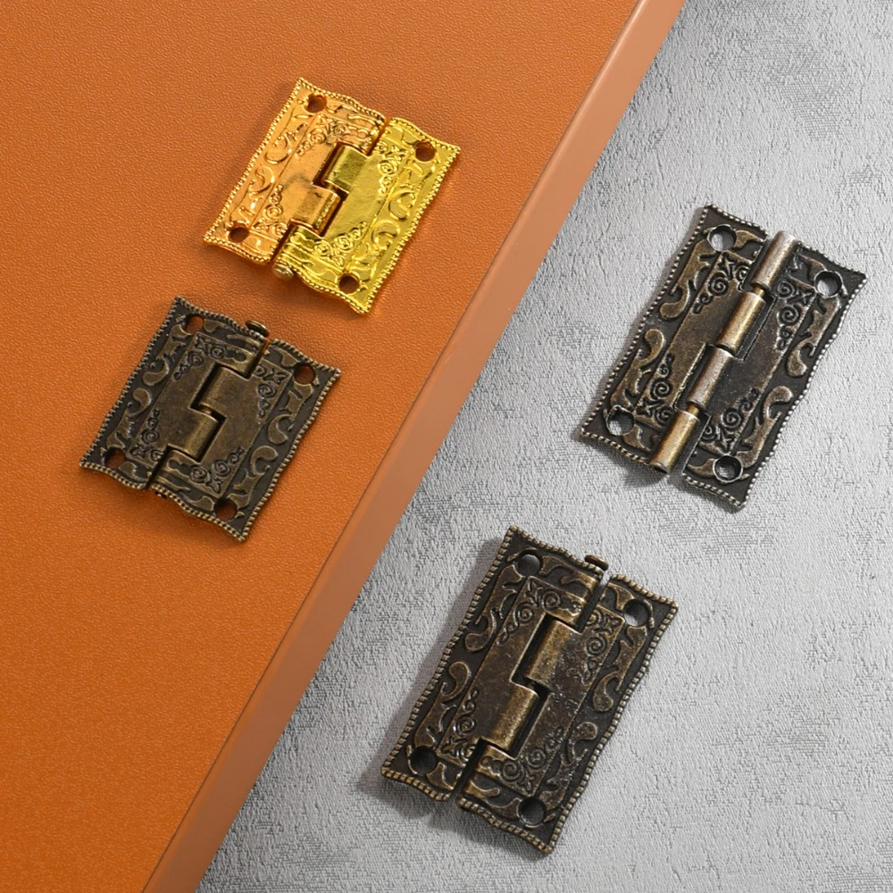 2Pcs New Chinese-style Hinges Home Decoration Antique Printed Furniture ...