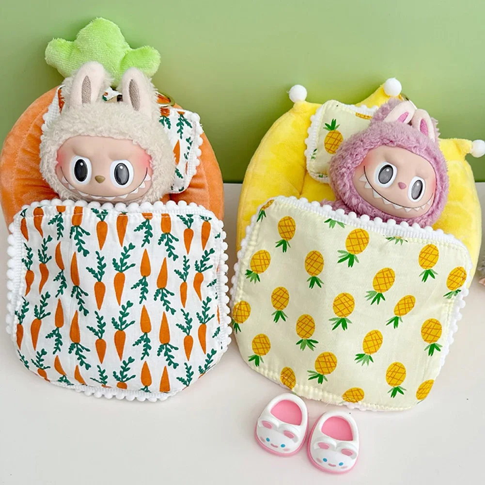 Doll-Bed-for-Labubu-Dolls-Bed-Contain-2-Pillows-Sleeping-Bag-for-1-12 ...